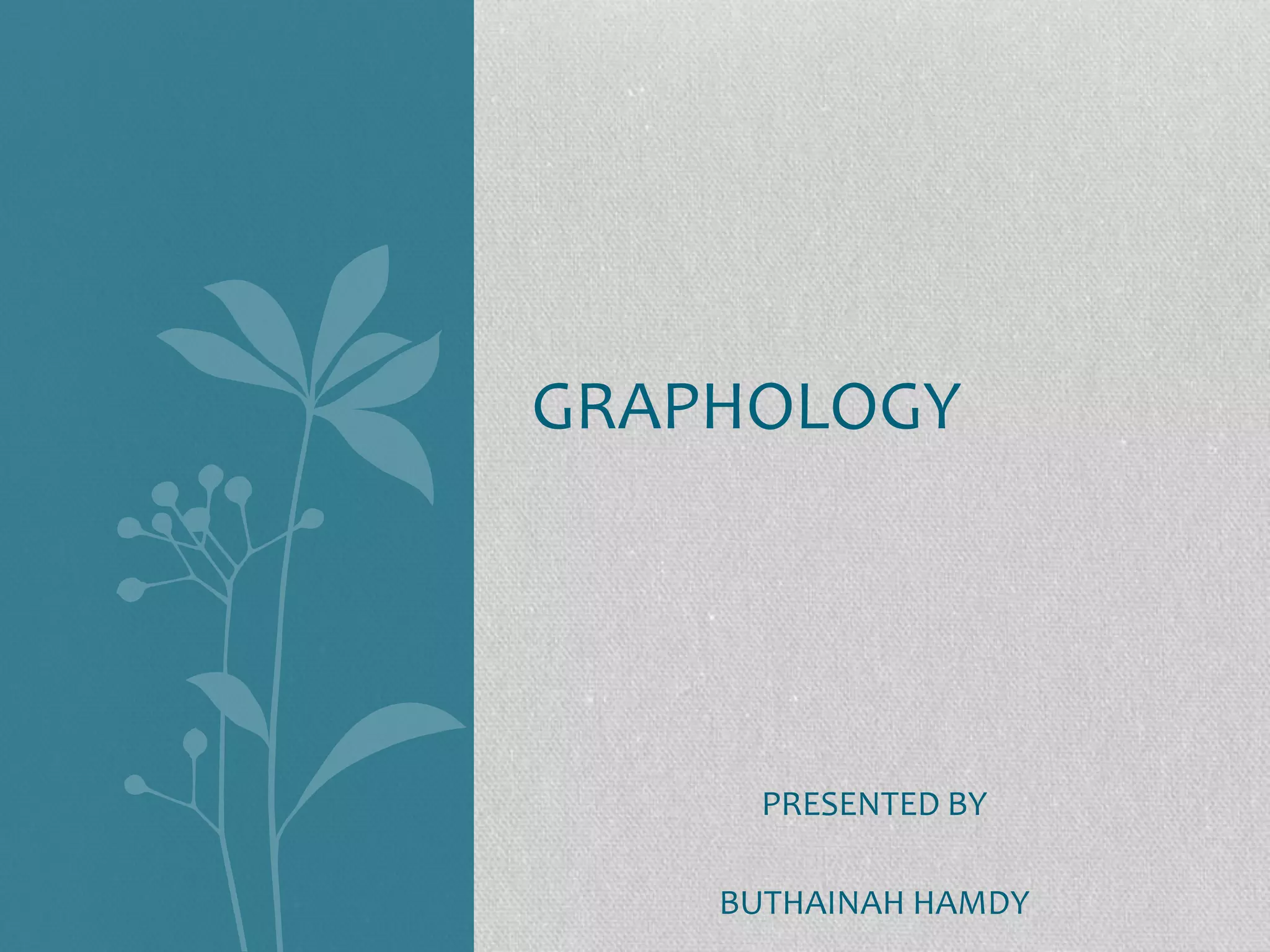 History of Writing (GRAPHOLOGY) | PPT