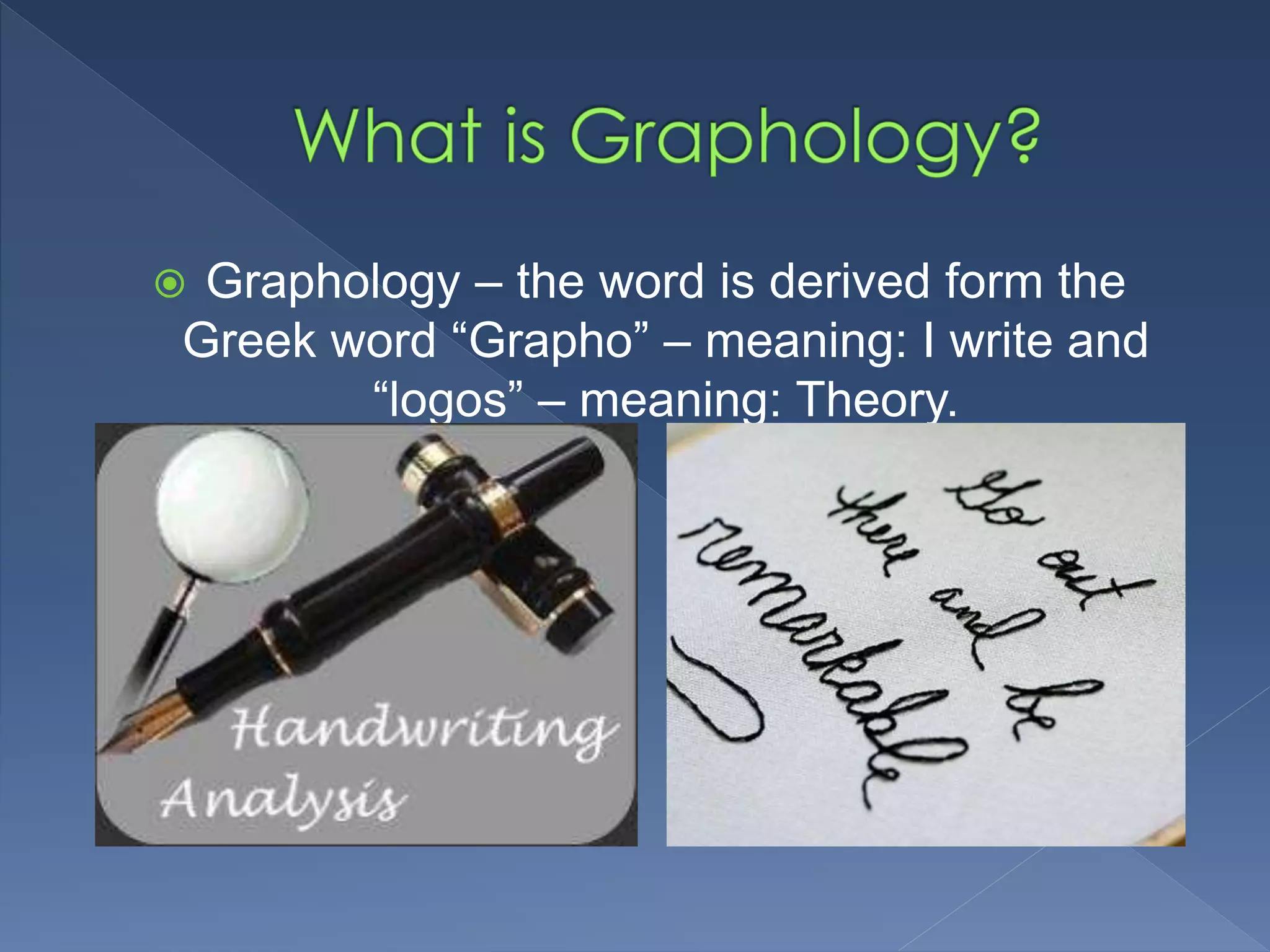 Graphology and Numerology. | PPTX