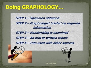 Graphology for Beginners (ABGalgo 2008) | PDF