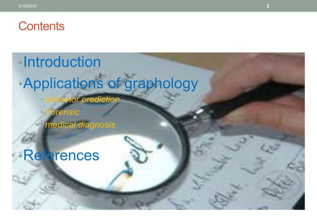 Graphology research | PPT