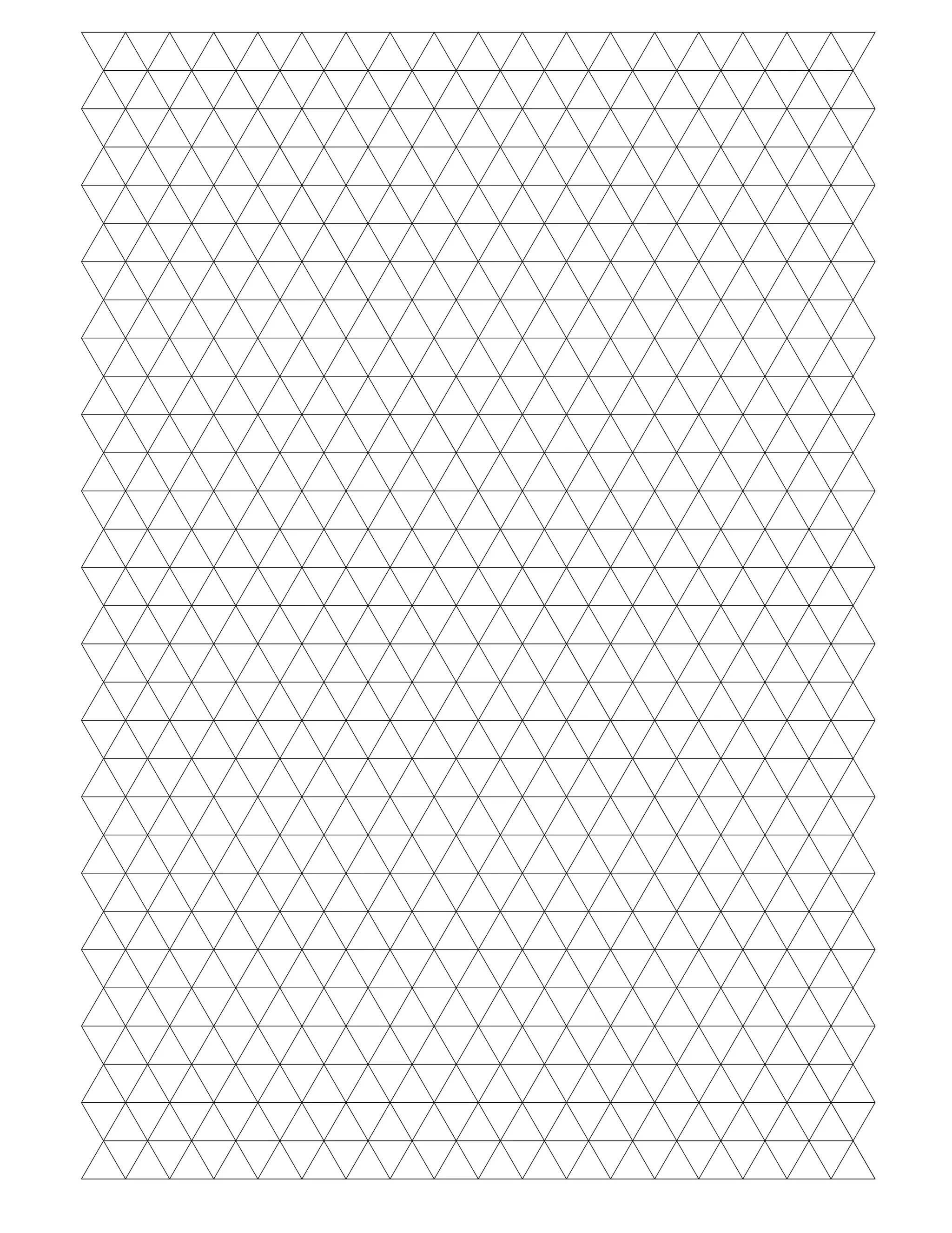 Triangle Grid Paper | PDF