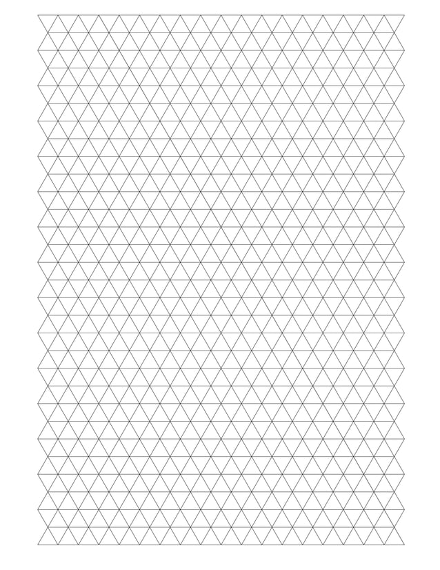 Triangle Grid Paper | PDF
