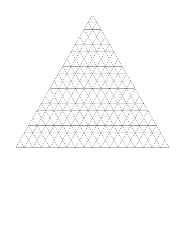 Triangle Grid Paper | PDF