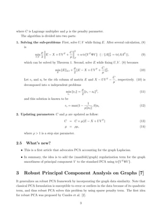PCA on graph/network | PDF
