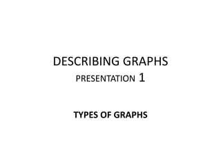 Graph presentation 1 types | PPT
