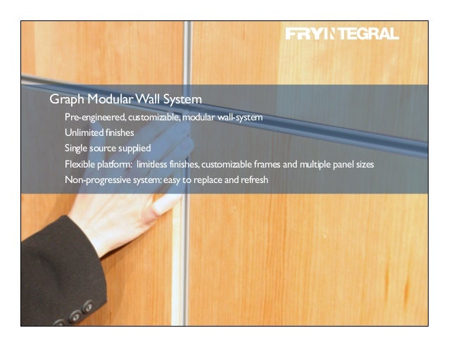 Fry Reglet's Graph Modular Wall Cladding System