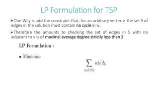 Graph problem & lp formulation | PPTX | Civil Engineering Industry ...
