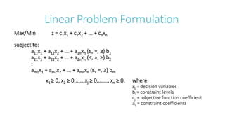 Graph problem & lp formulation | PPTX | Civil Engineering Industry ...