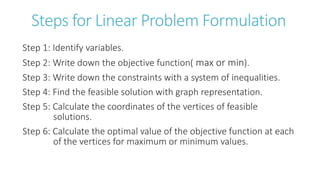 Graph problem & lp formulation | PPTX | Civil Engineering Industry ...