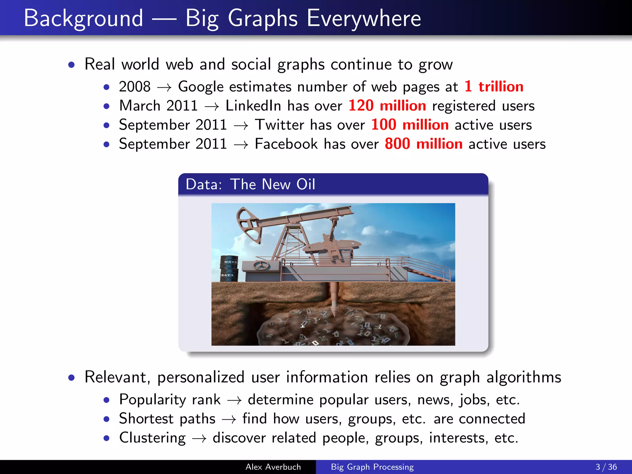 Batch Graph Processing Frameworks Ppt