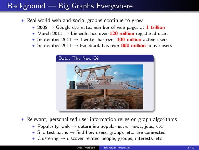 Batch Graph Processing Frameworks | PPT
