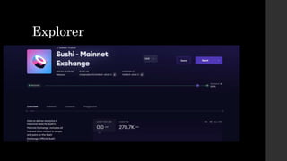 Graph protocol for accessing information about blockchains and d apps | PPTX