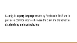GraphQL | PDF | Databases | Computer Software and Applications