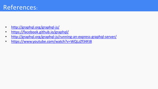 Introduction to GraphQL | PDF | Databases | Computer Software and Applications