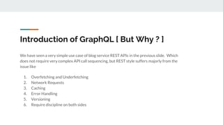 GraphQL Introduction with Spring Boot | PPTX