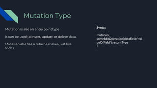Introduction to GraphQL | PPTX