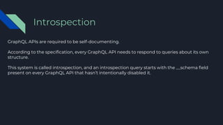Introduction to GraphQL | PPTX