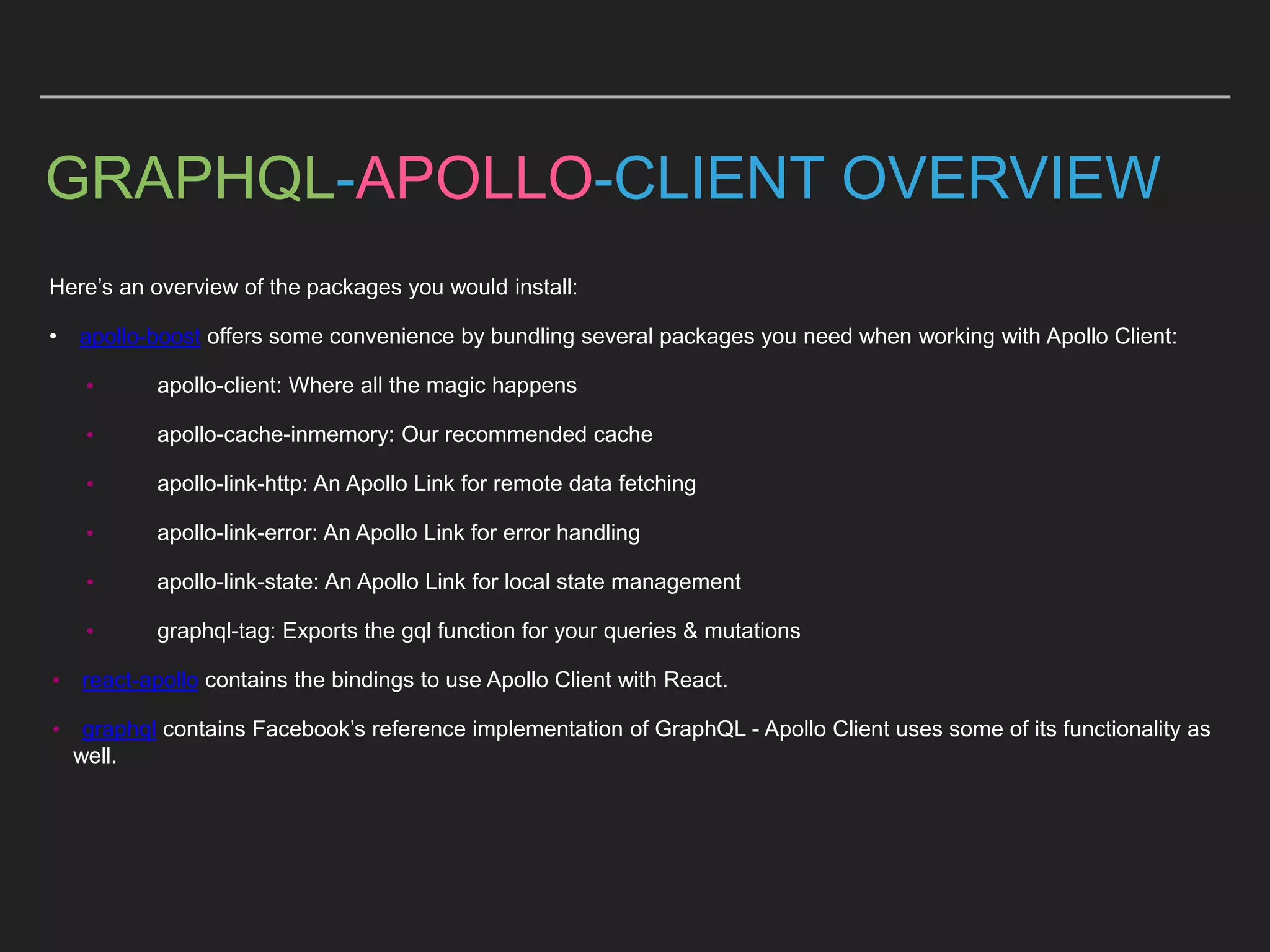 Graphql presentation | PPT