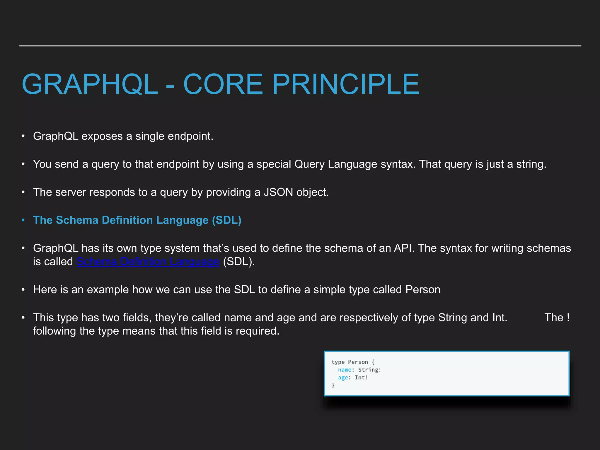 Graphql presentation | PPT | Databases | Computer Software and Applications