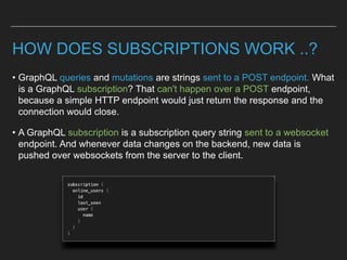 Graphql presentation | PPT