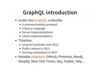 GraphQL APIs is with eZ Platform, a Symfony CMS | PPT
