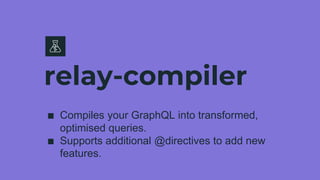 Building GraphQL Applications with Relay - GraphQL Manchester #1 | PPT