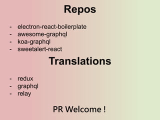 GraphQL Relay Introduction | PPT
