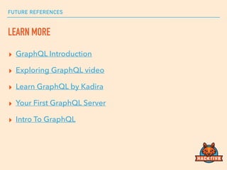GraphQL Story: Intro To GraphQL | PPT