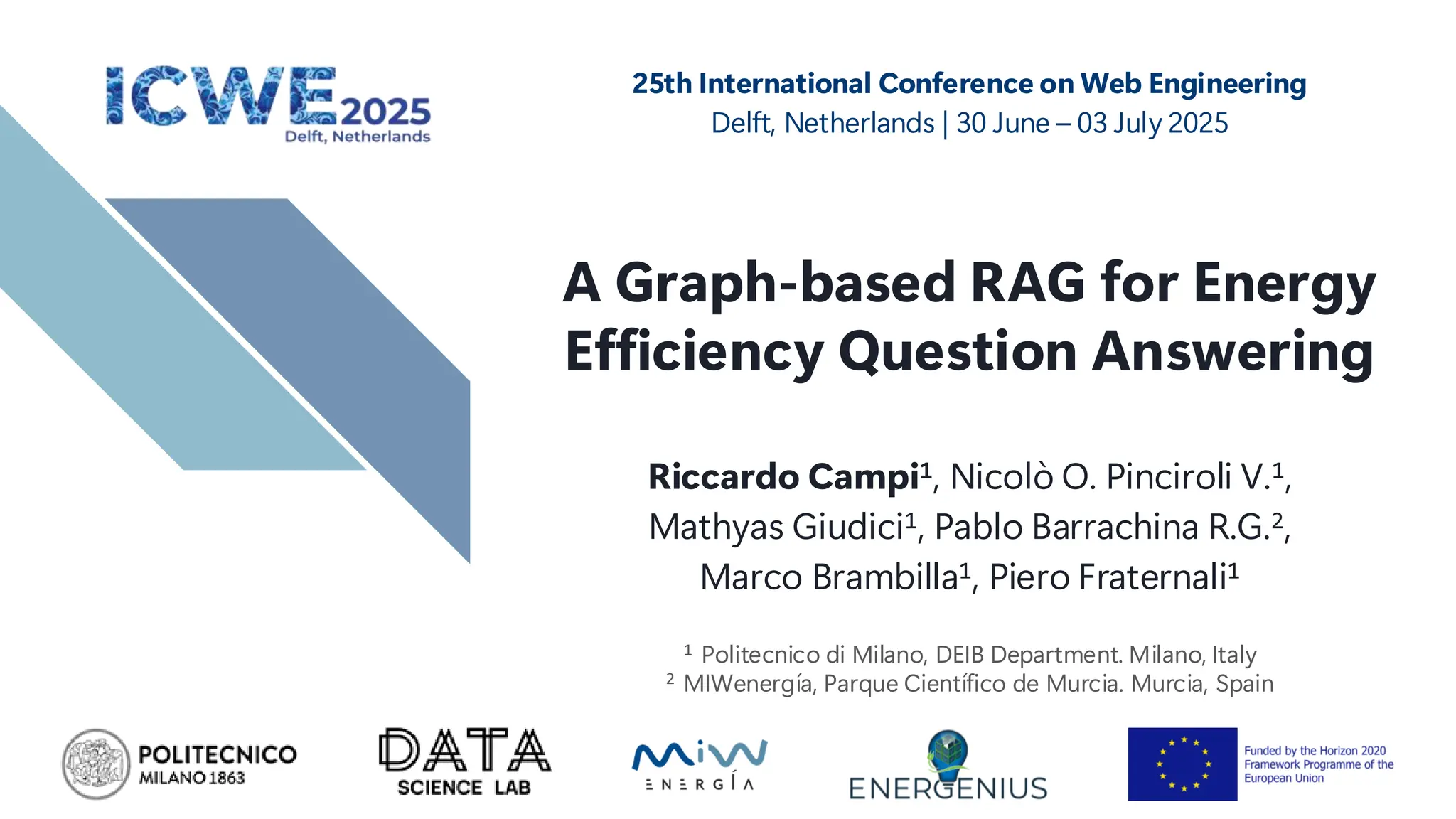 A GraphRAG approach for Energy Efficiency Q&A | PDF