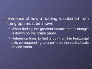 Graphs with details on how to plot and interpret the values | PPT
