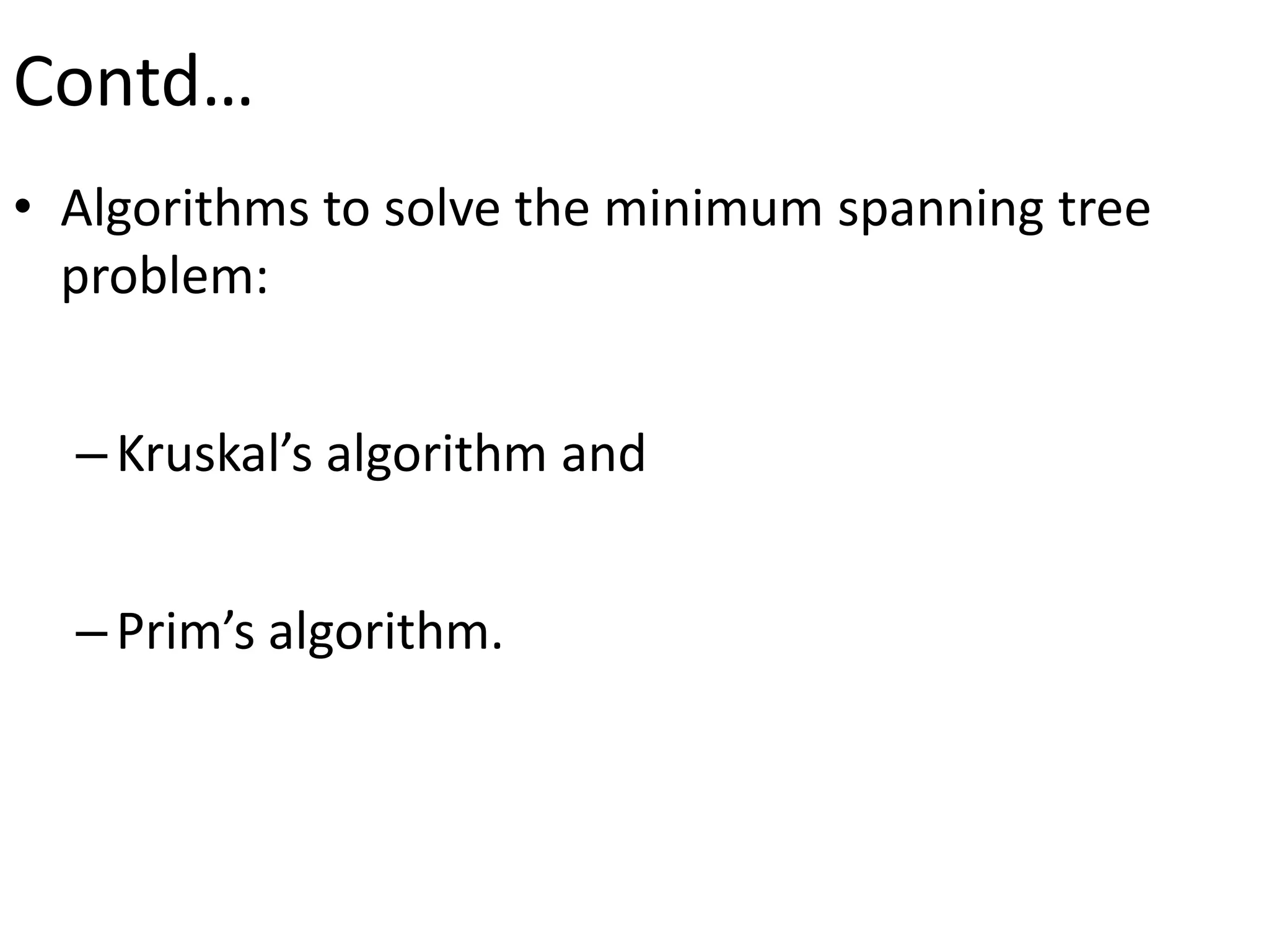 Graphs - Minimum Spanning Tree.pdf Btech Cse | PDF