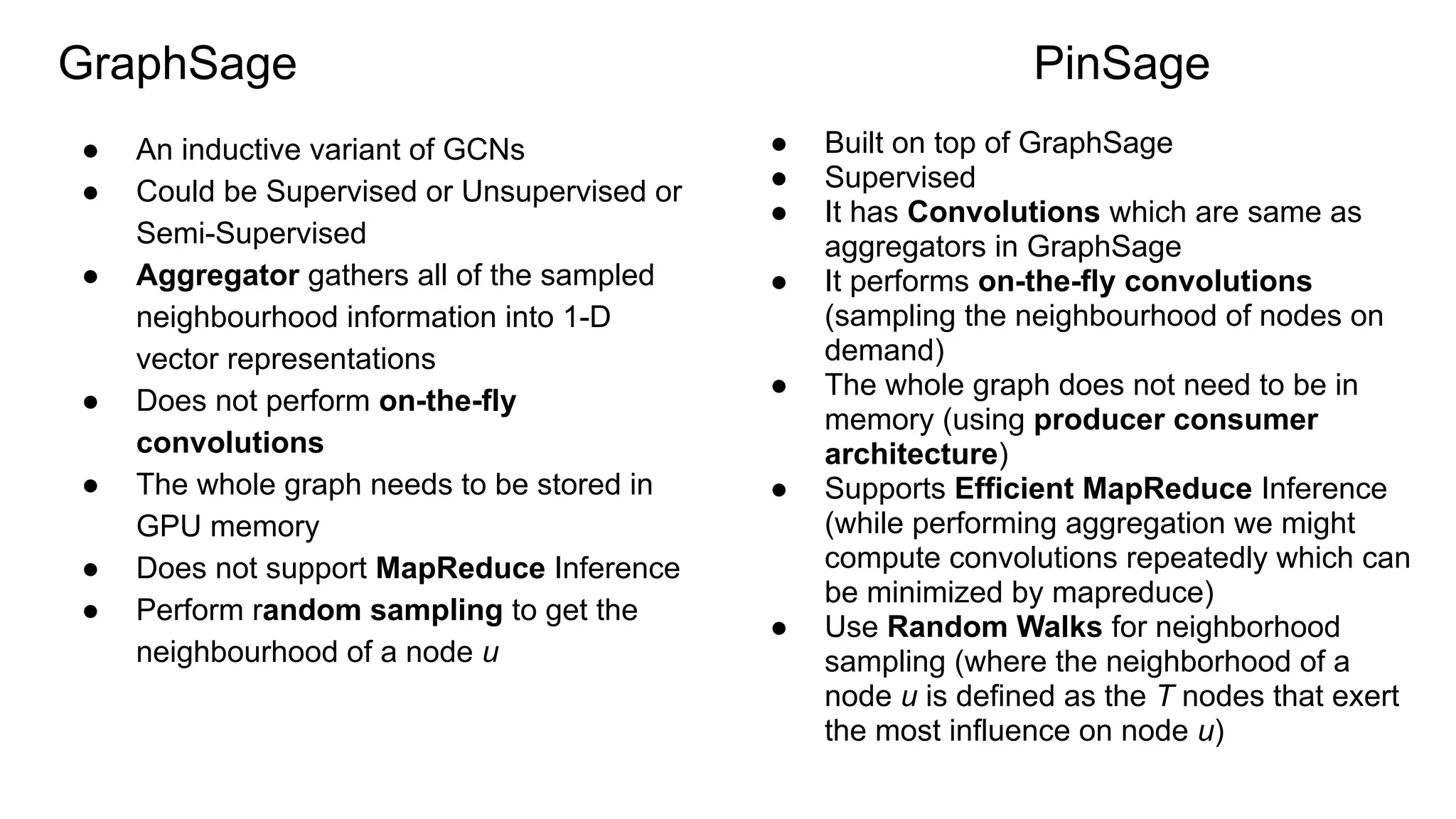 GraphSage vs Pinsage #InsideArangoDB | PDF