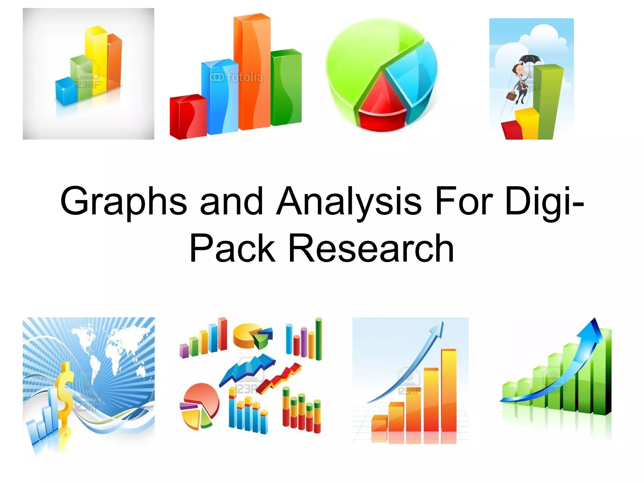 Graphs and analysis for digi pack research | PPT