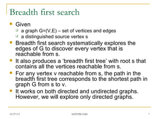 Graphs bfs dfs | PPT