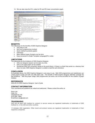 Graphs made easy with SAS ODS Graphics Designer (PAPER) | PDF | Graphics Software | Computer ...