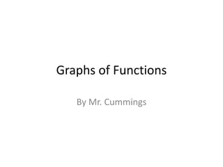Graphs of functions | PPT