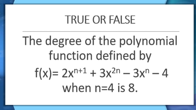 GRAPHS OF POLYNOMIAL FUNCTION.pptx | Physics | Science