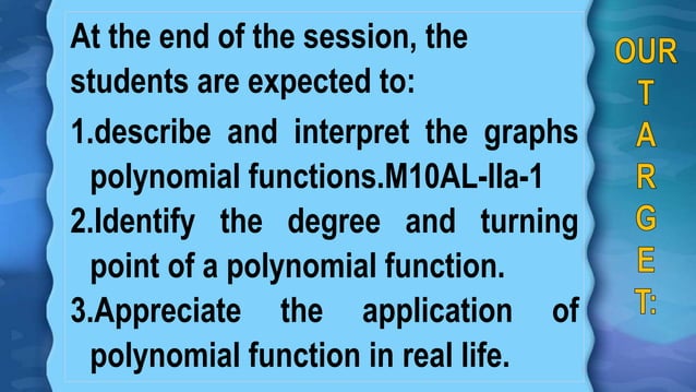 GRAPHS OF POLYNOMIAL FUNCTION.pptx | Physics | Science