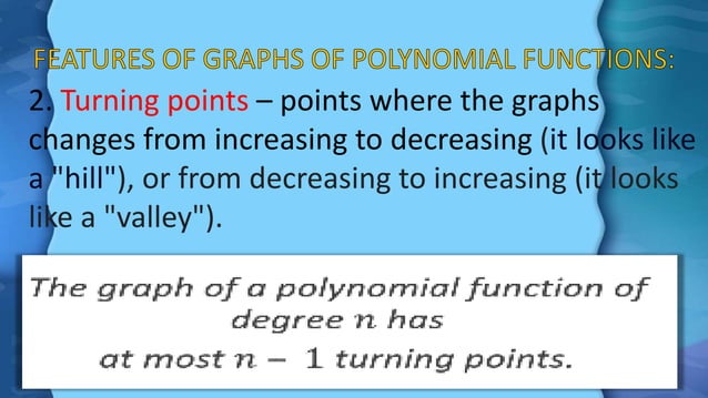 GRAPHS OF POLYNOMIAL FUNCTION.pptx | Physics | Science
