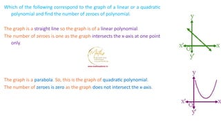 Graphs of polynomials (Mathematics, polynomials) | PDF