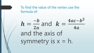 graphs of quadratic function grade 9.pptx