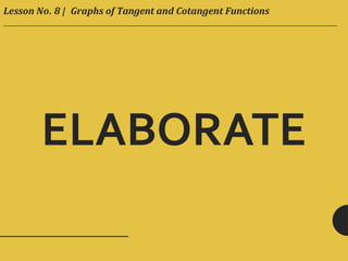 graphs of tangent and cotangent function | PPT