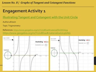 graphs of tangent and cotangent function | PPTX