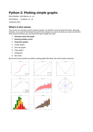 Gráficas en python | PDF