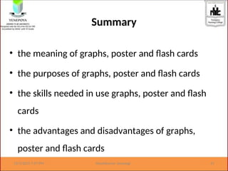 Graphs, posters and flash cards in Nursing Education.ppt