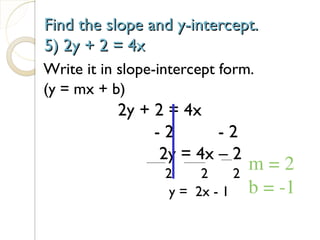 grade 8 Graphs Using Slope-Intercept Form.ppt