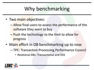GRAPH-TA 2013 - RDF and Graph benchmarking - Jose Lluis Larriba Pey | PPT