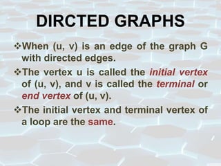 Graph terminologies & special type graphs | PPTX