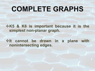 Graph terminologies & special type graphs | PPTX