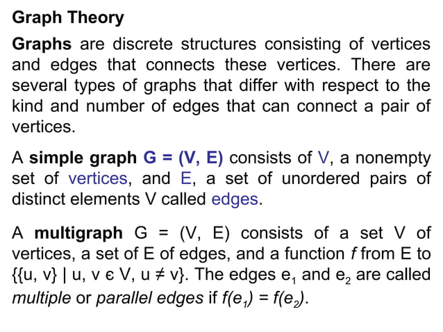 Graph theory | PPT